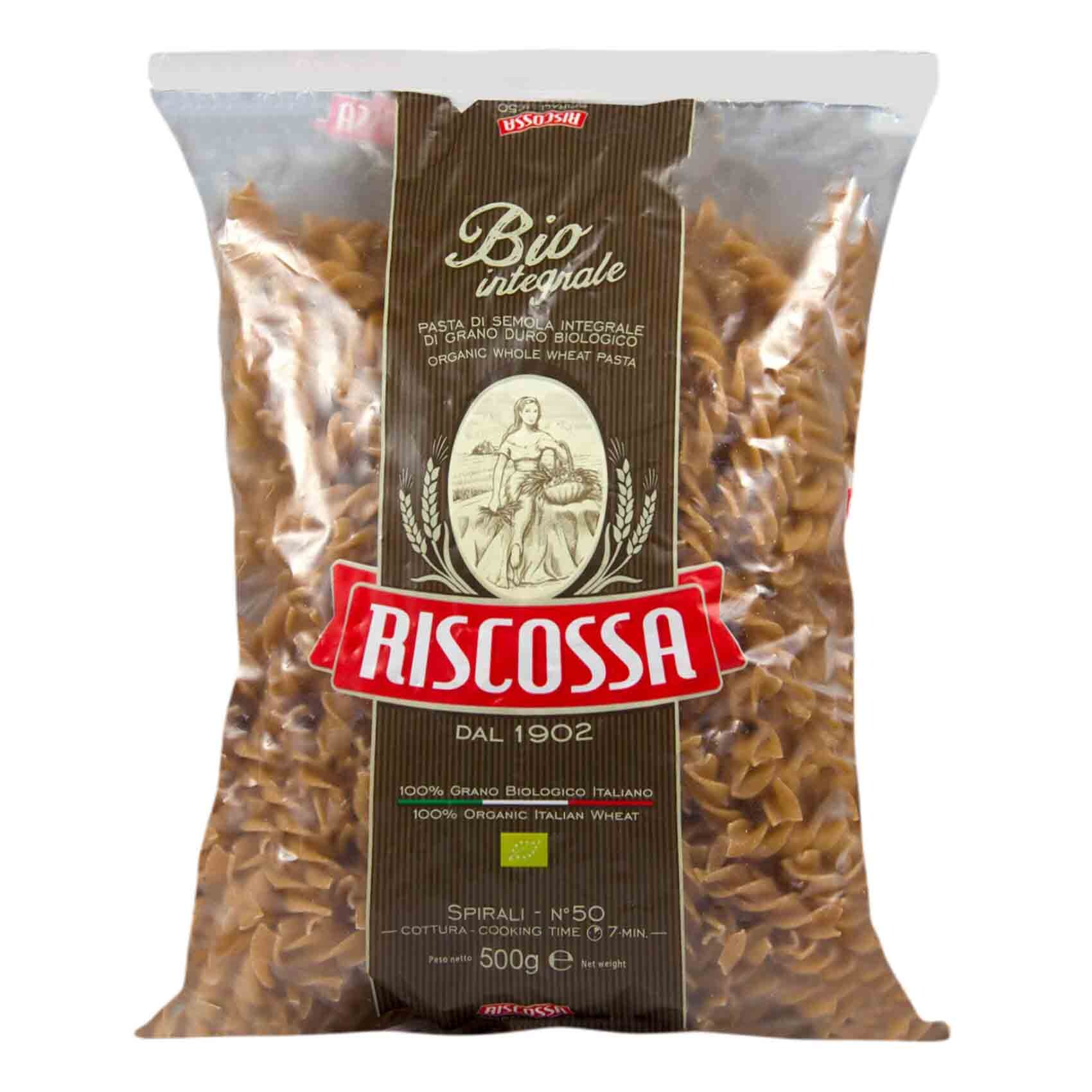 Buy Riscossa Bio Integrale Organic Whole Wheat Spirali Pasta 500g ...
