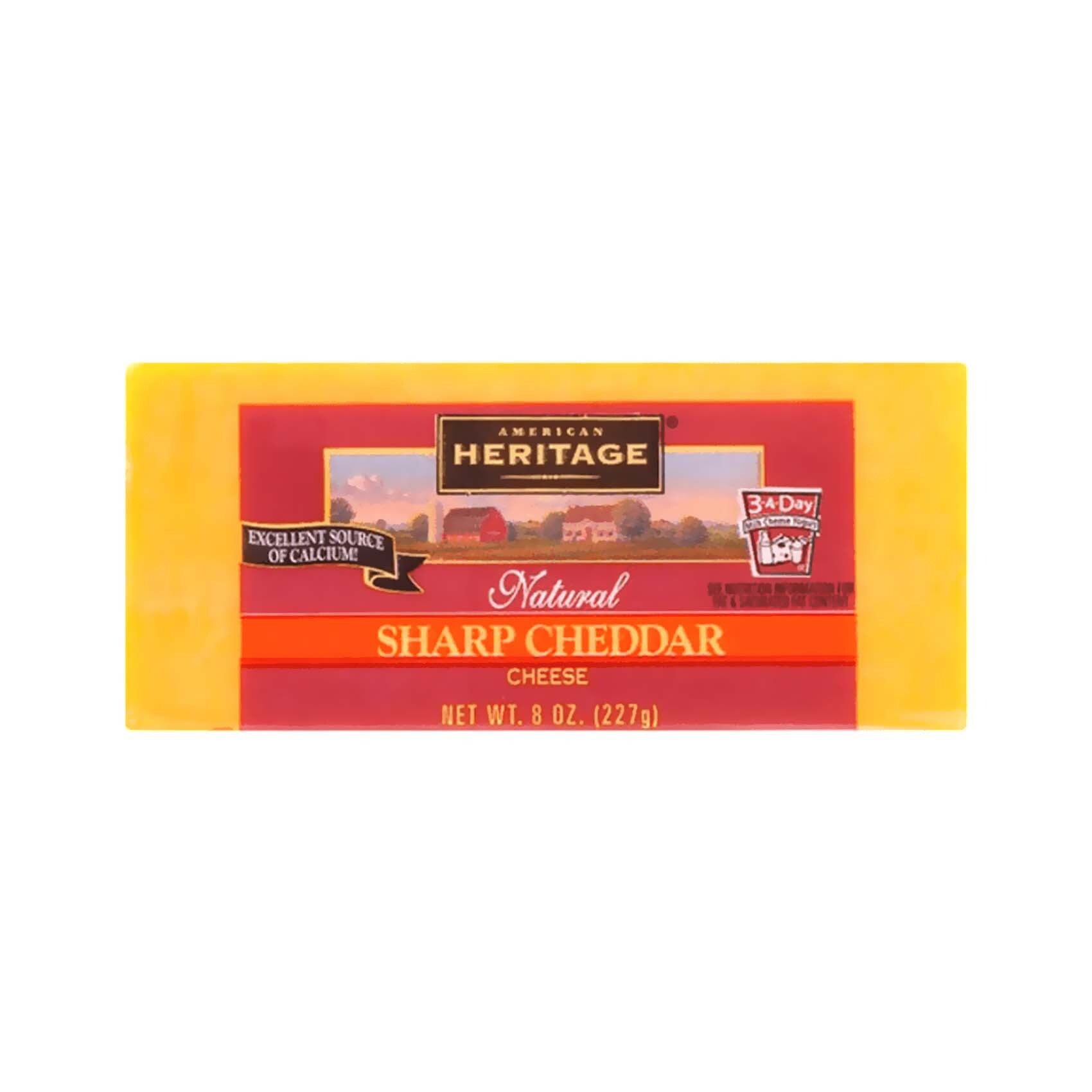 Buy Heritage Sharp Cheddar Cheese 226g Online | Carrefour KSA