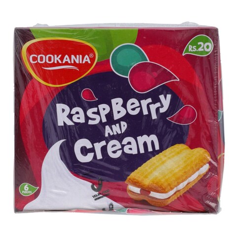 Buy Cookania Raspberry & Cream (Pack of 6) Online | Carrefour Pakistan