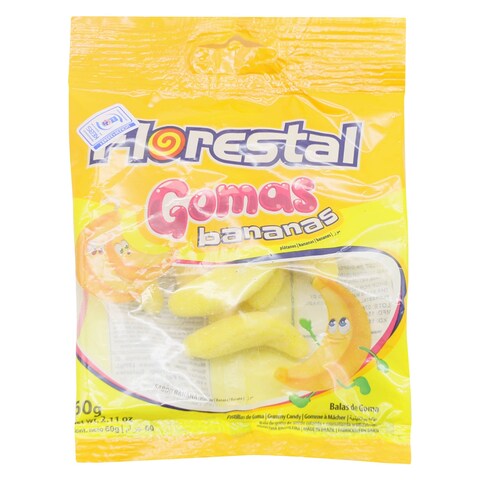 Buy Florestal Banana Gummy Candy 60G Online | Carrefour Kenya