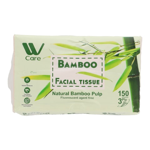 Buy WBM Care Bamboo Facial Tissue 3Ply x 150 Sheets Online | Carrefour ...