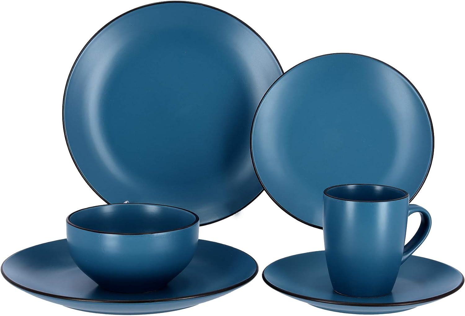 Buy Royalford 16 Pcs Stoneware Dinner Set Online | Carrefour KSA