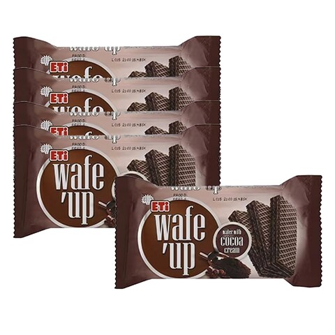 Eti Wafe Up Wafer Cocoa 40GR 4+1 Free Online | Carrefour Lebanon