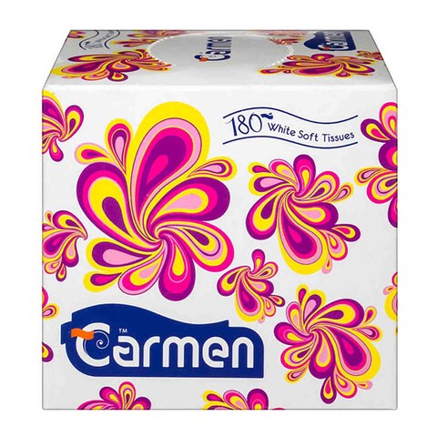 Buy Carmen Facial Tissues - 180 Tissues Online | Carrefour Egypt