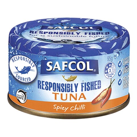 Buy Safcol Tuna In Spicy Chilli 95G - Canned Fish Online | Carrefour Kenya