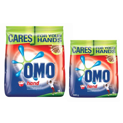 Buy OMO Hand Washing Powder 1kg + 500g Free Online | Carrefour Kenya