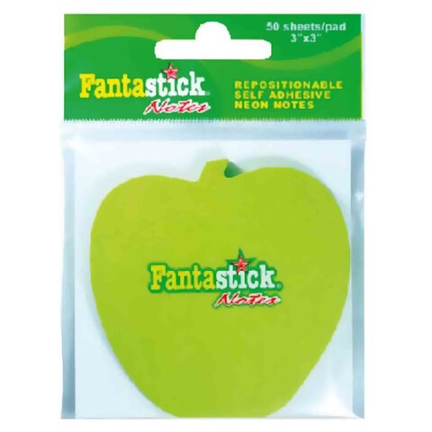 Fantastick Neon Apple Shape Sticky Notes Green 50 Sheets price in UAE ...