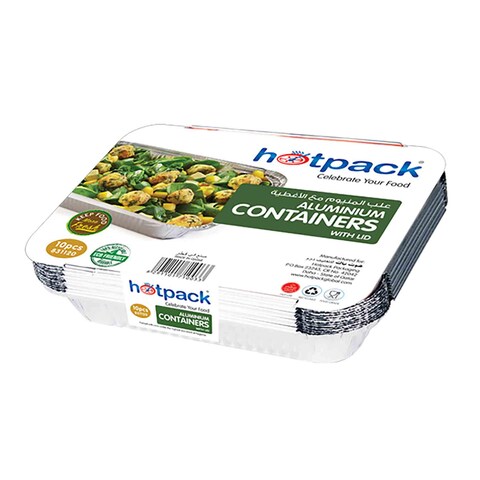 Hotpack aluminium containers 10 pieces price in Saudi Arabia ...