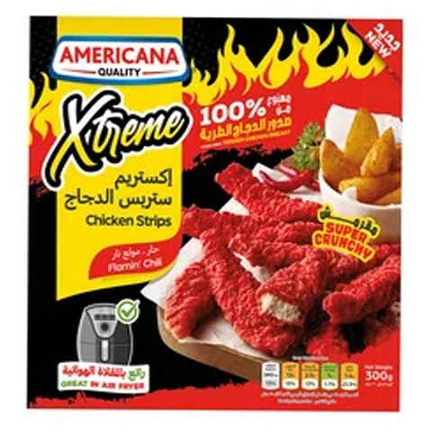 Americana Xtreme Hot Chicken Strips 300g price in Kuwait | Carrefour ...