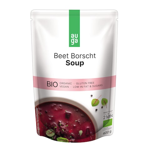 Buy Auga Organic Beetroot Soup 400GR Online | Carrefour Lebanon