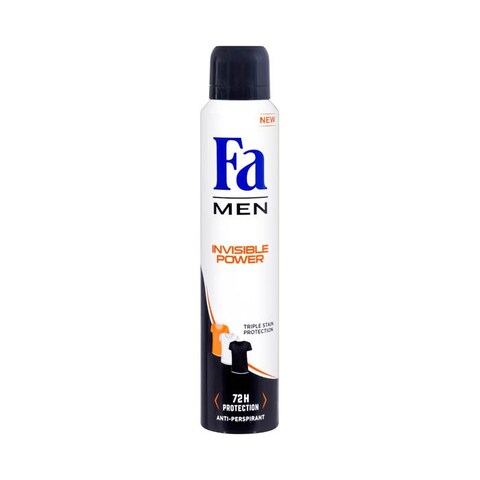 Buy Fa Invisible Power Deodorant Spray For Men - 200ml Online ...