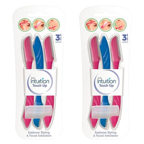 Schick Intuition Touch Up Eyebrow Styling And Facial Exfoliation 3 ...