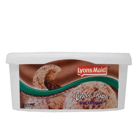 Buy Lyons Maid Choc Chip Ice Cream 1L x Pack of 2 Online | Carrefour Kenya