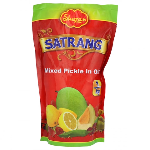 Buy Shezan Satrang Mixed Pickle in Oil 800 gr Online | Carrefour Pakistan