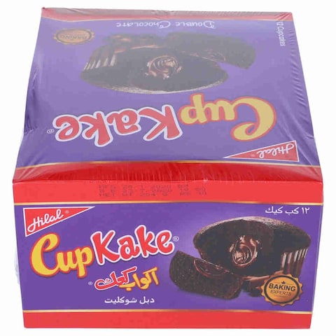 Buy Hilal Double Chocolate Cup Cake (Pack of 12) Online | Carrefour ...