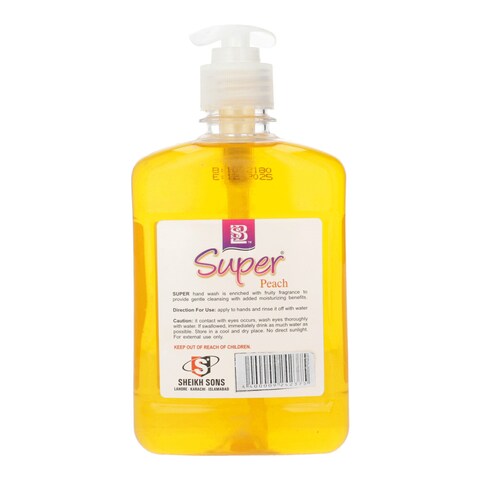 Super Anti Bacterial Hand Wash Peach 500 ml Online | Carrefour Pakistan