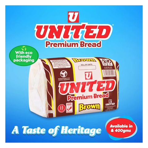 Buy United Premium Brown Bread 400G Online | Carrefour Kenya