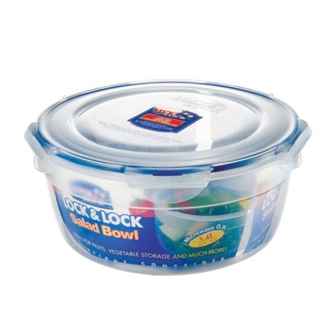 Buy Lock And Lock Food Container Round Salad Bowl 3.4L Online ...