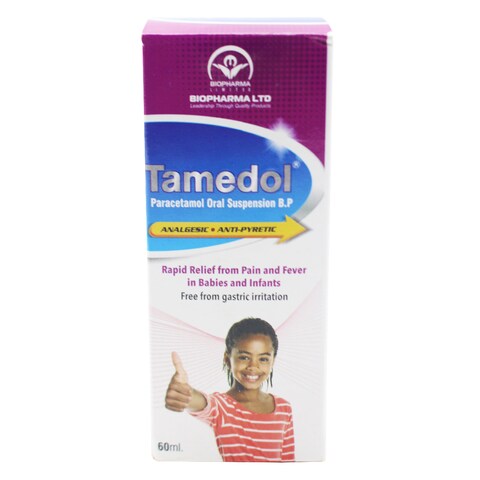 Buy TAMEDOL PAIN&FEVER RELIEF60ML Online | Carrefour Kenya