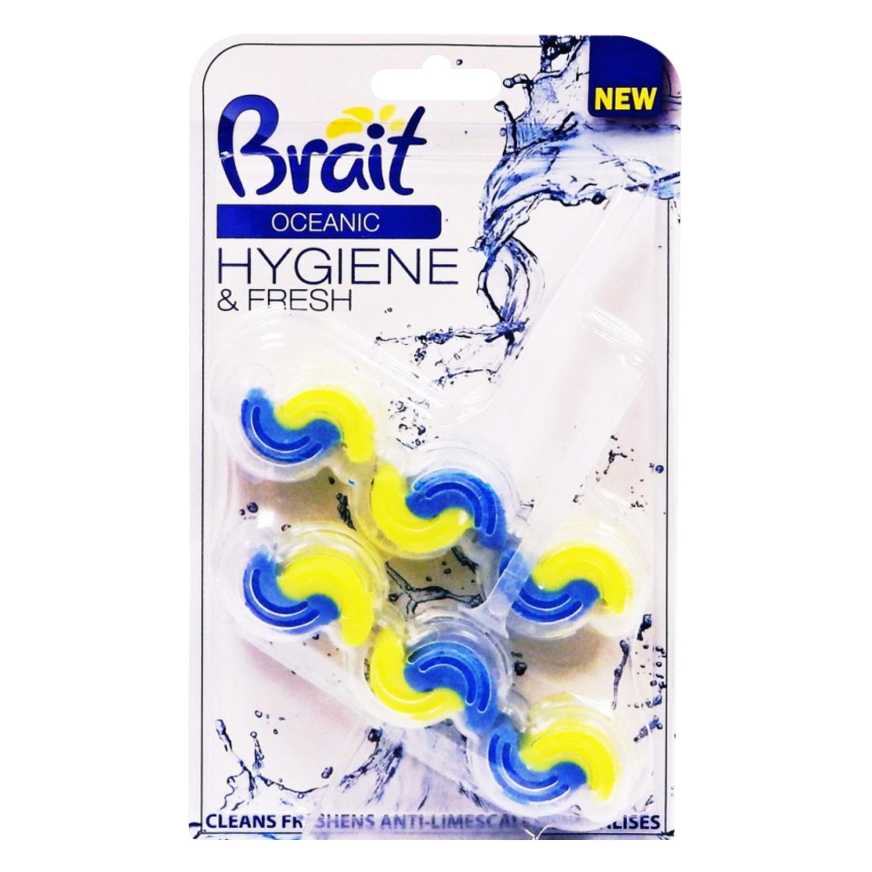Buy Brait Hygiene And Fresh Oceanic Toilet Block 45g x 2 Pieces Online ...
