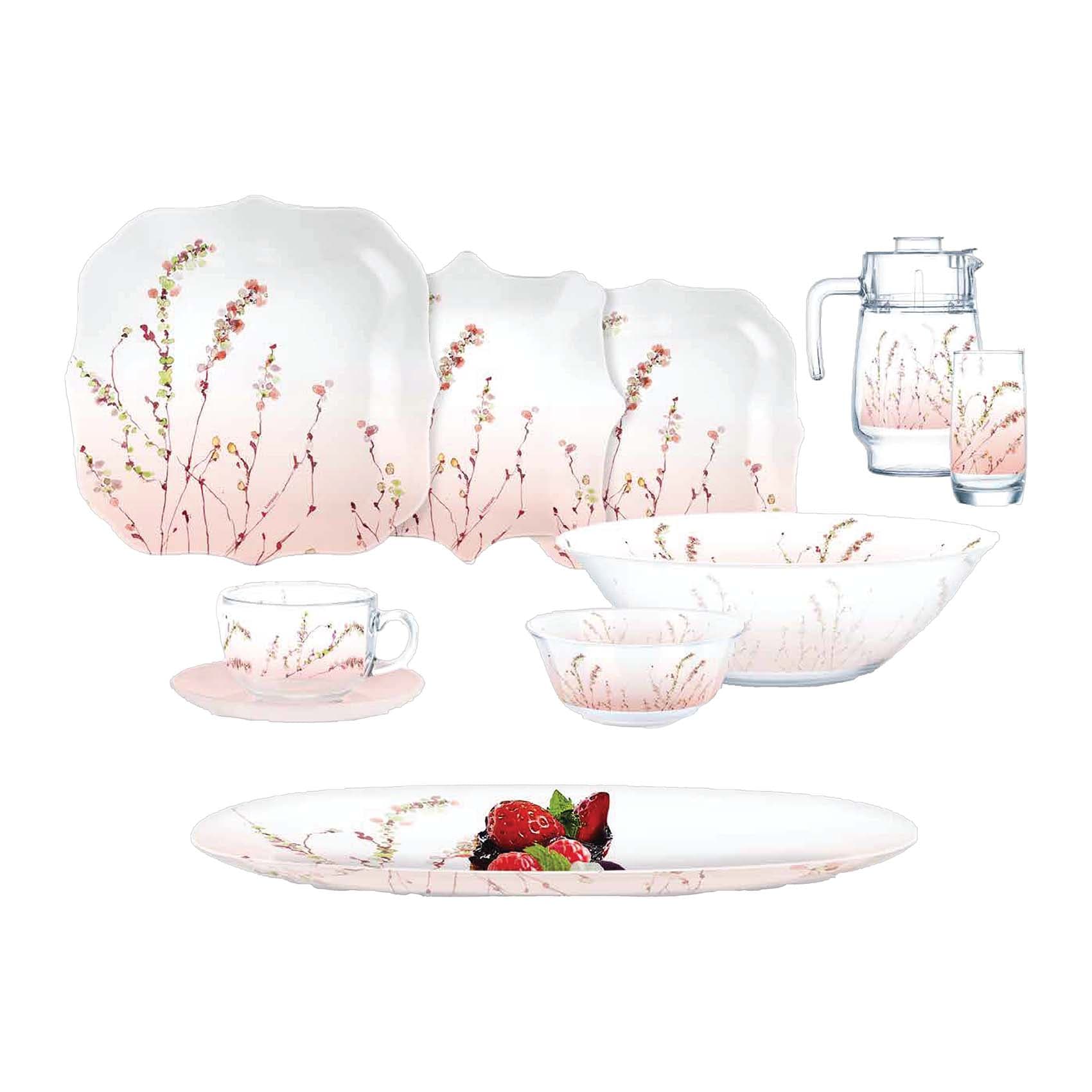 Buy Luminarc Dinner Set - 46 Pieces Online | Carrefour Egypt