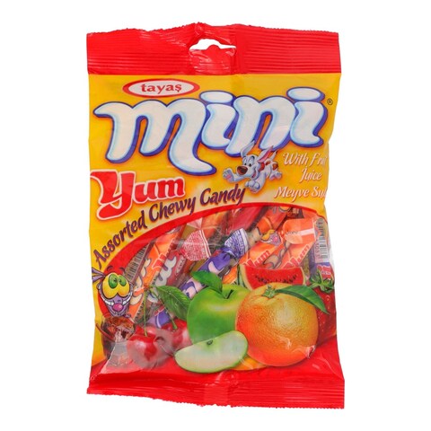 Tayas Mini Yum Assorted Chewy Candy With Fruit Juice 170 gr Online ...