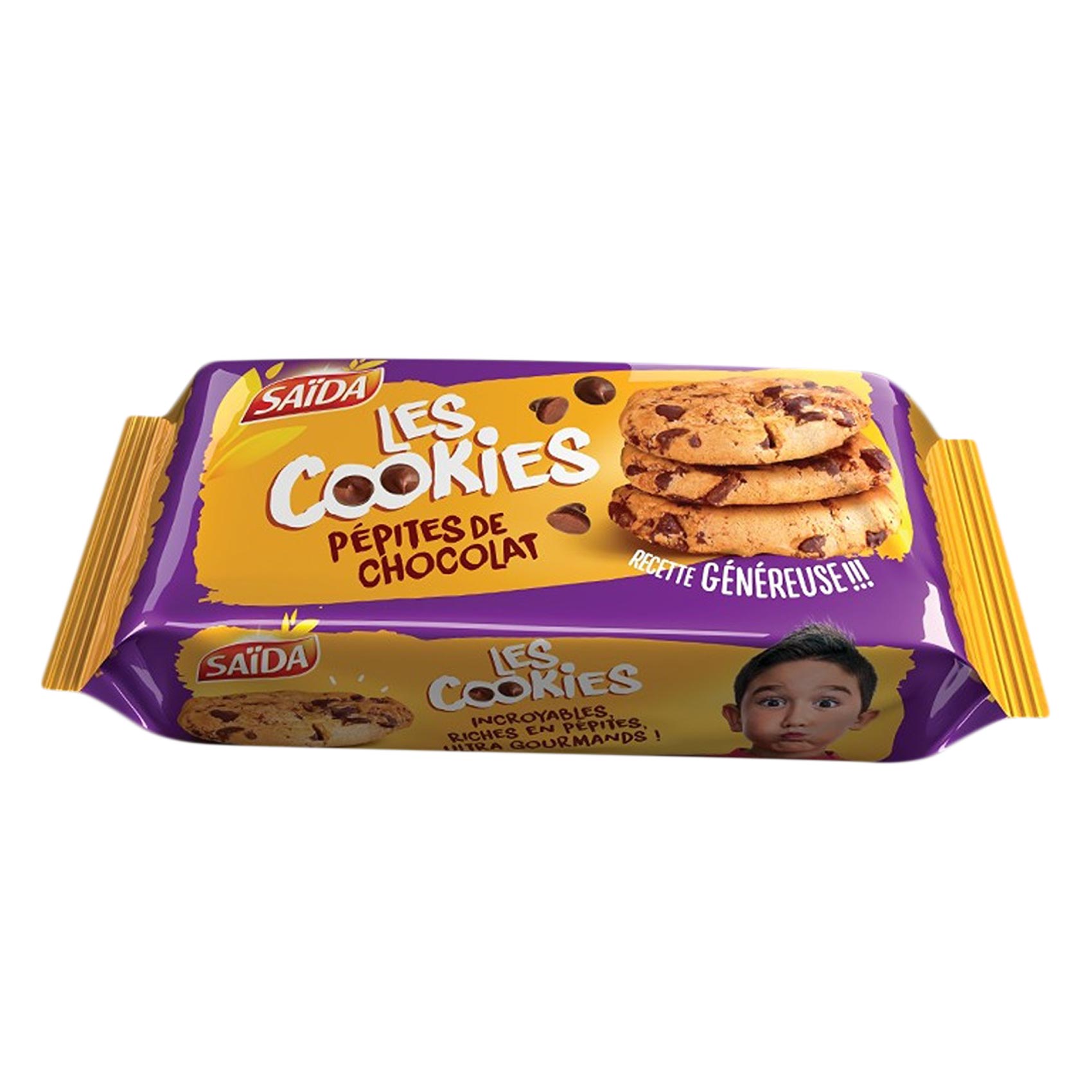 Buy Saida Chocolate Chip Cookies 136g Online | Carrefour Lebanon