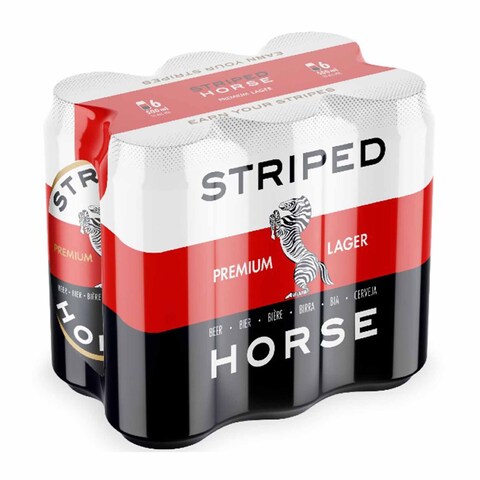 Buy Striped Horse Prem Lager Can 500Ml Online | Carrefour Kenya