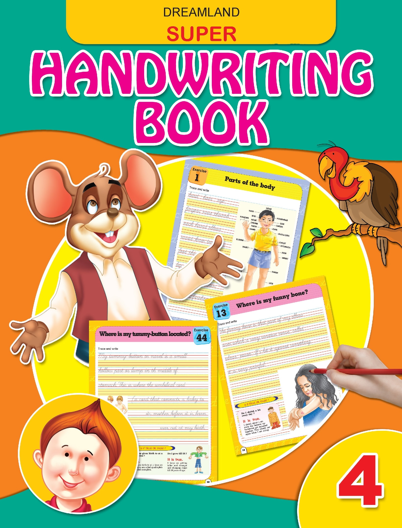 Buy Super Hand Writing Book Part - 4 Online | Carrefour UAE