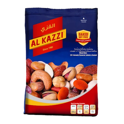 Al Kazzi Mixed Nuts 26% Kernels Flavoured Salted Coated 300g price in ...