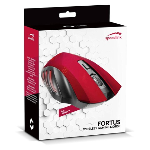 Buy SpeedLink Fortus Wireless Optical Gaming Mouse - Red Online ...