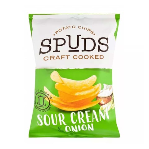 Buy Spuds Sour Cream and Onion Chips - 26 gram Online | Carrefour Egypt