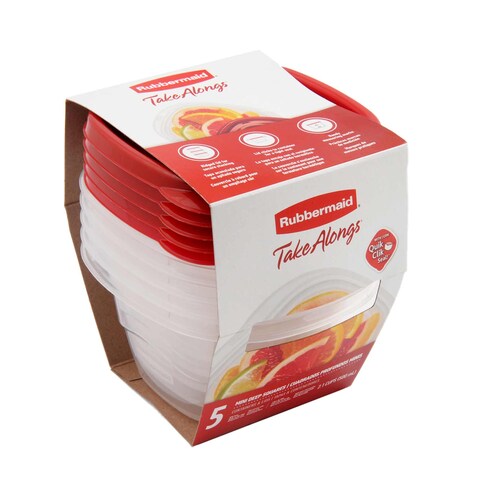 Rubbermaid Food Serves Deep Squares 5 Pieces Online | Carrefour Jordan