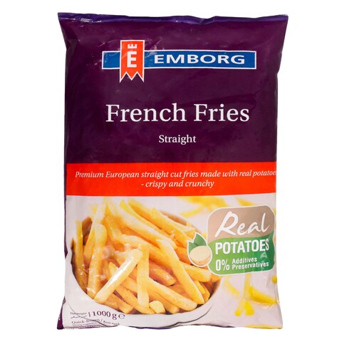 Buy Emborg Straight Cut French Fries 1Kg Online | Carrefour Kenya