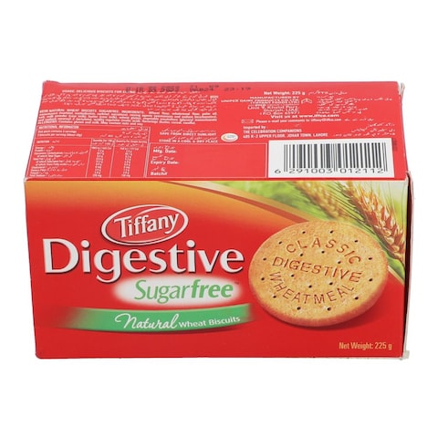 Buy Tiffany Digestive Sugar Free Biscuit 225 gr Online | Carrefour Pakistan