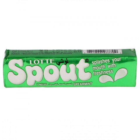 Buy Lotte Spout Spearmint Stick 23.80 gr Online | Carrefour Pakistan