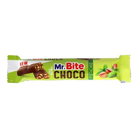 Buy Mr. Bite Choco Pistachio Chocolate 26 gr Online | Carrefour Pakistan