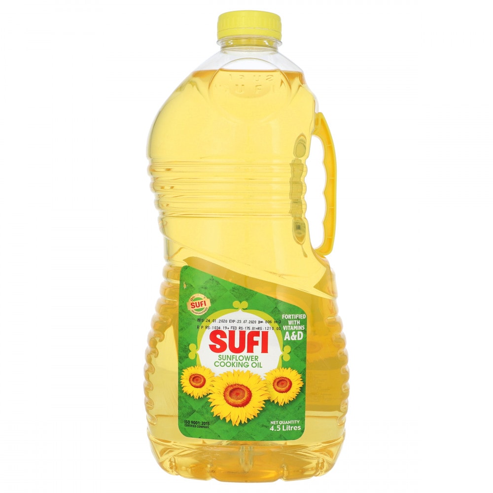 Buy Sufi Sunflower Cooking Oil 4.5 lts Online | Carrefour Pakistan