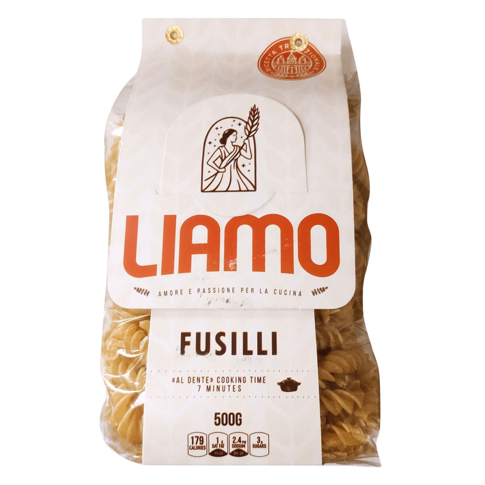 Buy Liamo Fusilli Pasta 500GR Online | Carrefour Lebanon