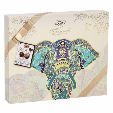 Buy Socado Elephant Mandala Chocolates 250G Online | Carrefour Kenya