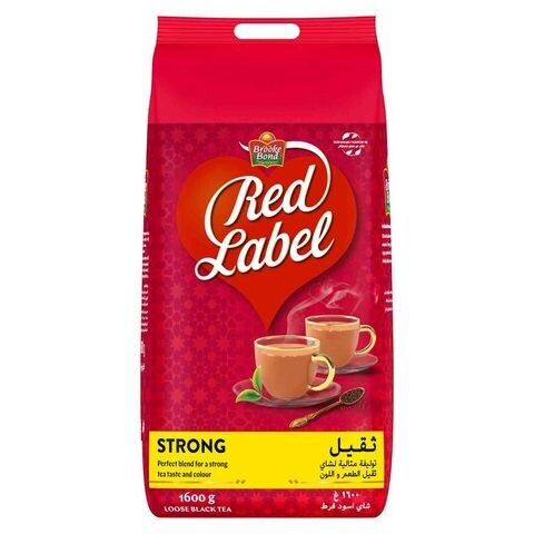 Brooke Bond Red Label Black Loose Tea 1.6Kg price in Kuwait | Carrefour ...