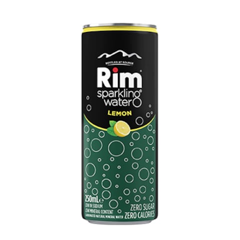 Buy Rim Lemon Sparkling Water Can 250ML Online | Carrefour Lebanon