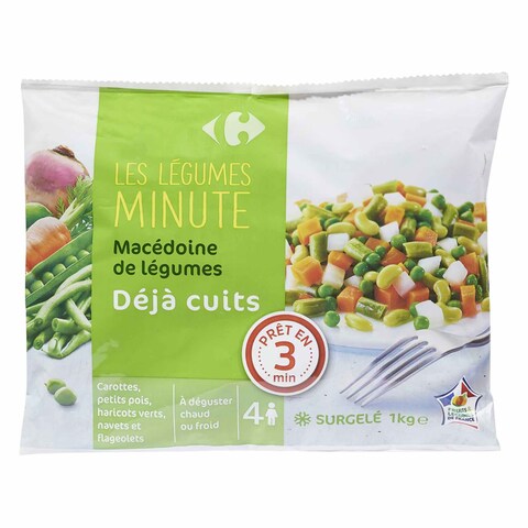 Buy Carrefour Classic Frozen Cooked Mixed Vegetables 1Kg Online ...