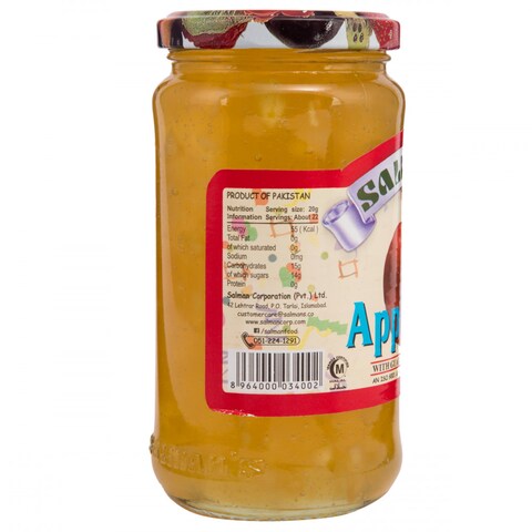 Buy Salman's Apple Jam Jars 450 gr Online | Carrefour Pakistan