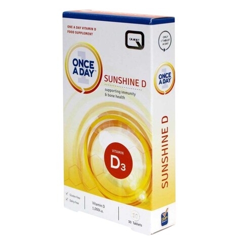 Buy Quest Once A Day Sunshine D Tablets 30 Piecess Online | Carrefour Kenya