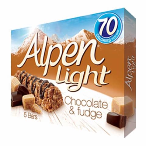 Alpen Light Chocolate And Fudge Cereal Bar 95g x 5 Pieces Online ...