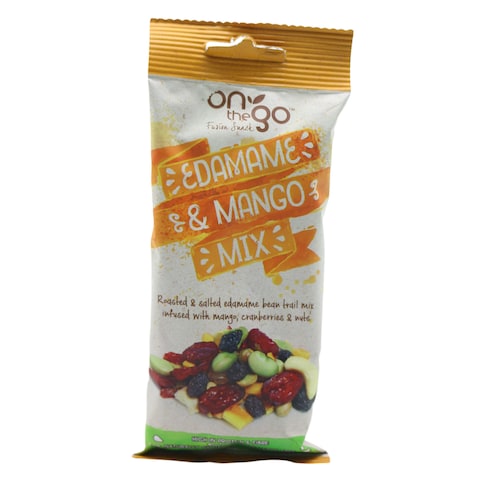 Buy On The Go Edamame And Mango Mix Snacks 70g Online | Carrefour Kenya