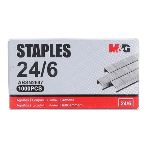Buy M&G Staples 24/6 ABSN2696 1000 Pcs Online | Carrefour Pakistan
