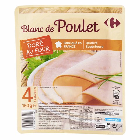 Buy Carrefour Chicken Slice 160gX4 Online | Carrefour Kenya