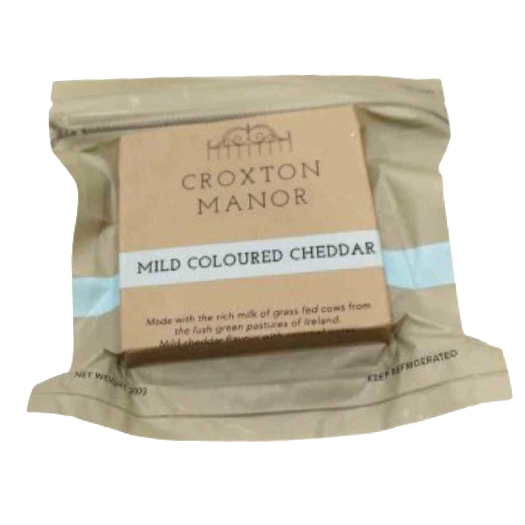 Buy Croxton Manor Mild Coloured Cheddar Cheese 200g Online | Carrefour UAE